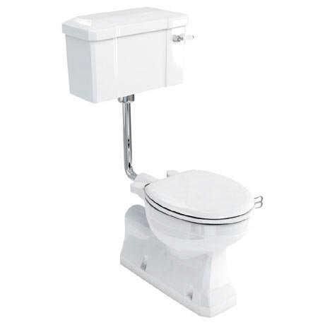 Burlington Concealed Bottom Outlet Low-Level WC With Lever Flush