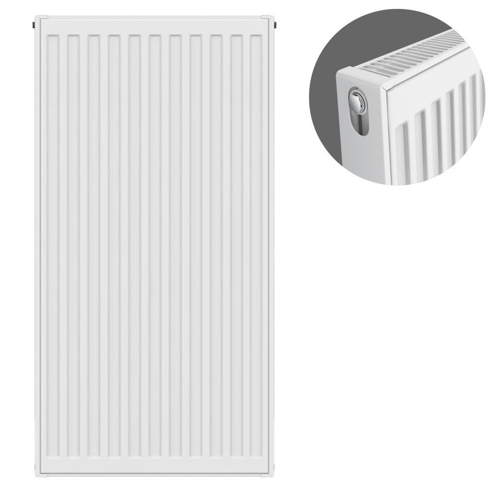Type 21 Compact 900mm High Double Panel Single Convector Radiator ...