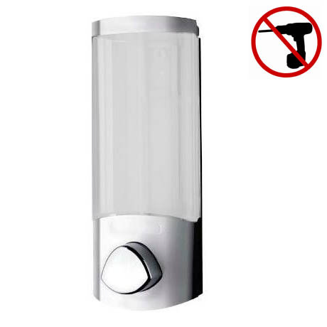 Croydex Euro Soap Dispenser Uno - Chrome at Victorian Plumbing UK