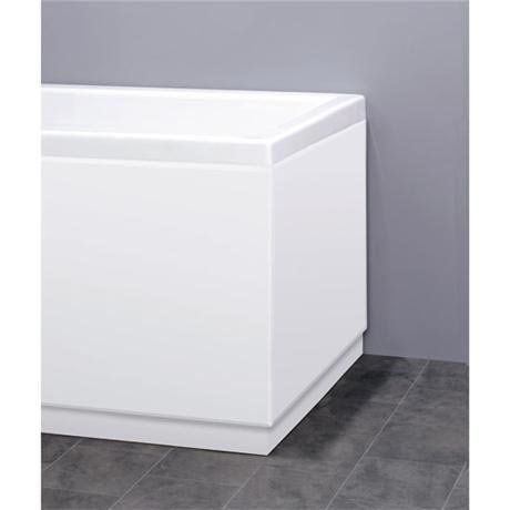 Nuie - High Gloss MDF End Bath Panels - White - 4 x Size Options at ...
