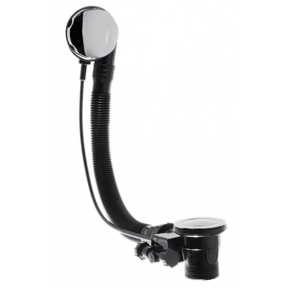 Cruze Bath Pop-up Waste & Overflow - Chrome at Victorian Plumbing UK