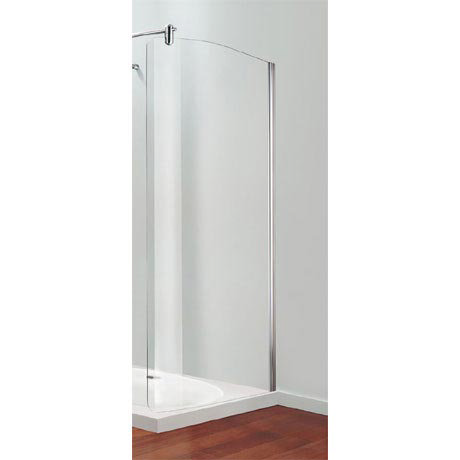 Coram Tube Curved Side Glass Shower Panel | Available Online Now