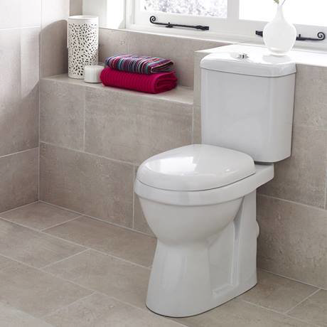 Premier High Rise Close Coupled Toilet | Victorian Plumbing.co.uk