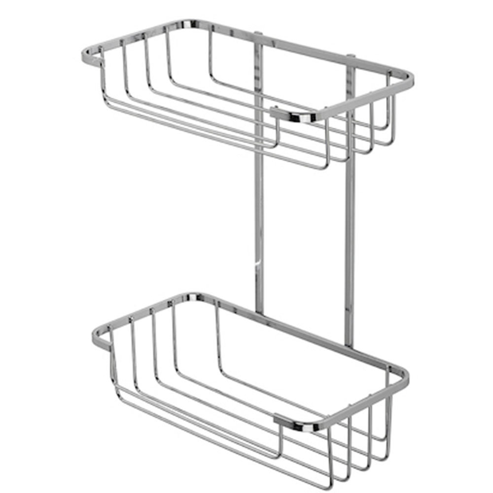 Croydex 2 Tier Shower Storage Basket | Now At Victorian Plumbing.co.uk