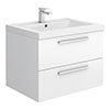 Hudson Reed 720mm Gloss White Modular Basin Vanity Unit | Victorian ...