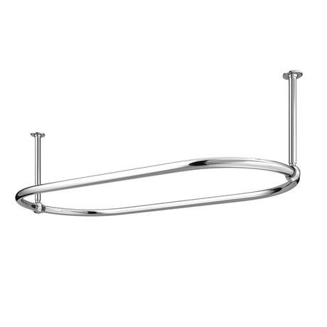 Chatsworth Luxury Chrome Plated Racetrack Shower Curtain Rail at ...