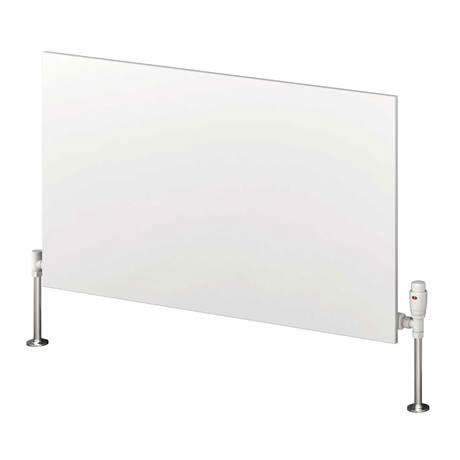 Reina Slimline Horizontal Steel Designer Radiator - White