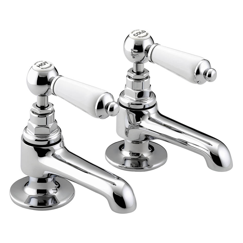 Bristan Renaissance Traditional Basin Taps - Chrome Plated - RS-1/2-C ...