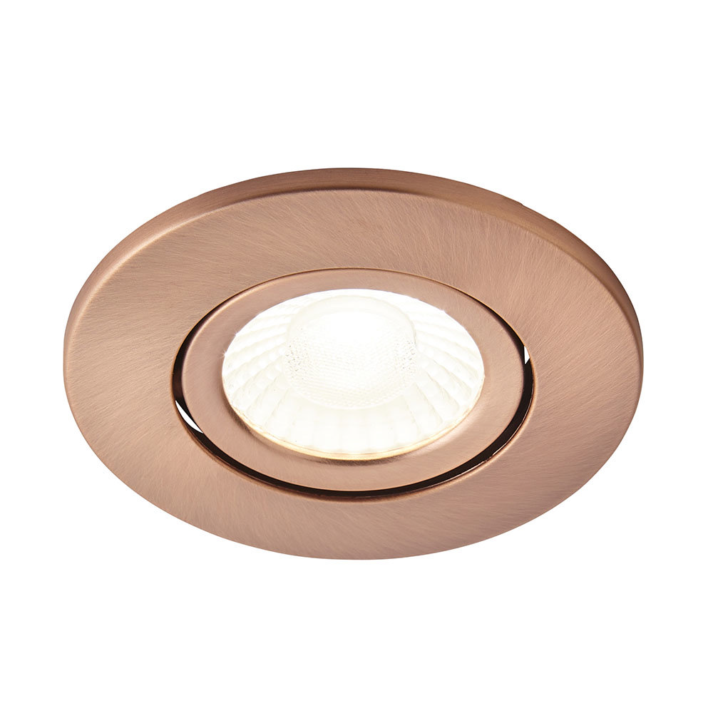 Revive Antique Copper IP65 Fire-Rated Tiltable Downlight