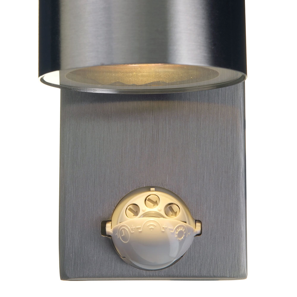 Revive Outdoor PIR Modern Stainless Steel Wall Down Light