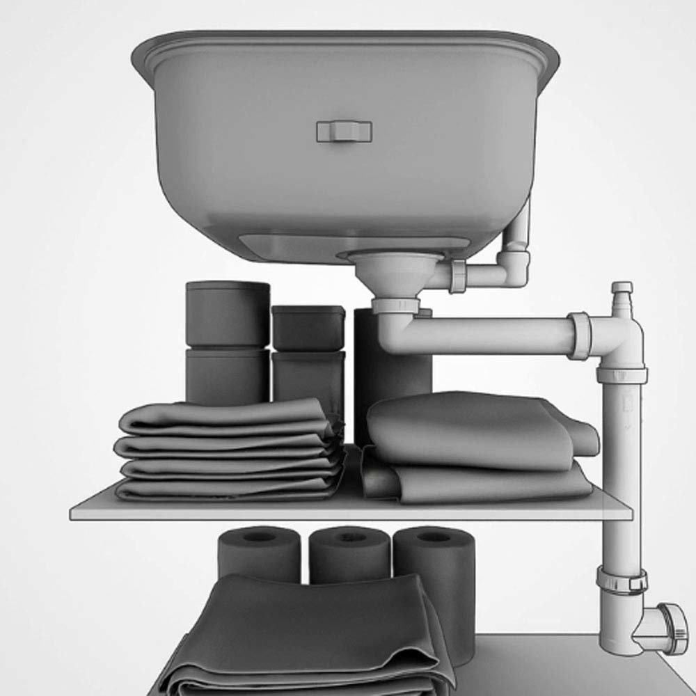 Reginox Panama Space Saving Waste Syphon at Victorian Plumbing UK