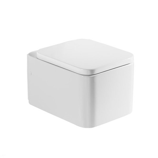 Roca - Element Wall Hung WC Pan with Soft Close Seat - ROC-ELE-WALL at ...