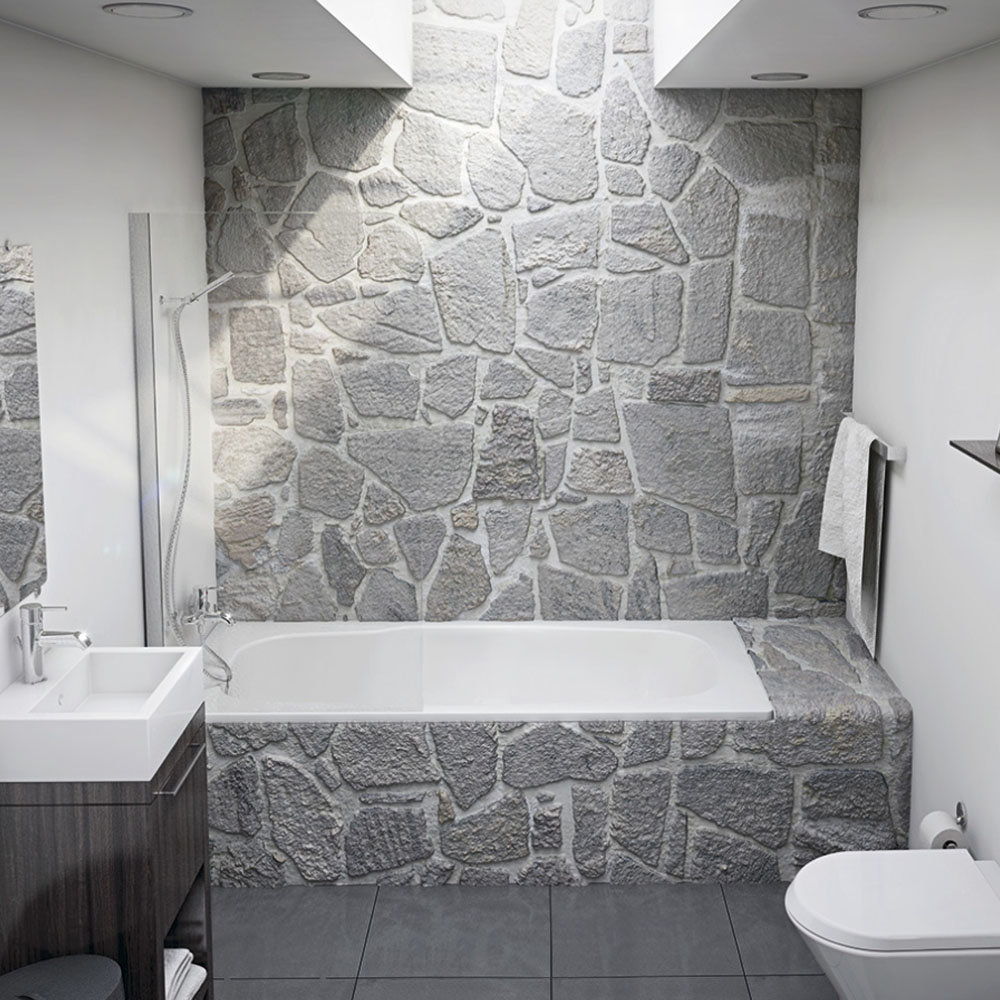 Aurora 1800 x 800mm 0TH Steel Enamel Bath | Victorian Plumbing UK