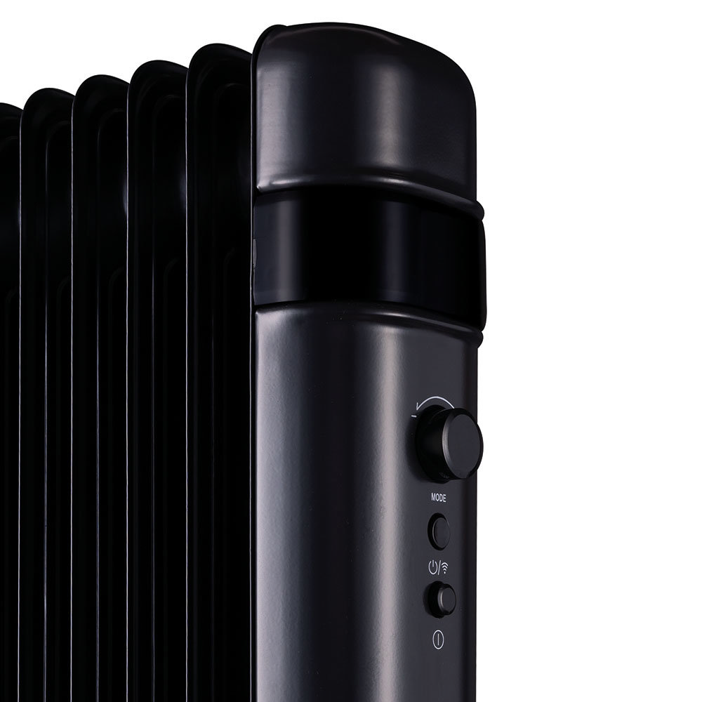 TCP Smart 2000W Black Wi-Fi Energy Saving Portable Free-Standing Oil 9 ...