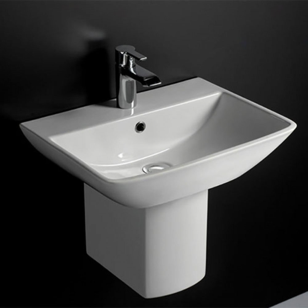 RAK Summit Semi Pedestal Basin | Victorian Plumbing