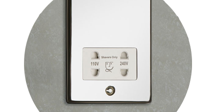 Shaver Sockets | Chrome Shaver Socket | Victorian Plumbing