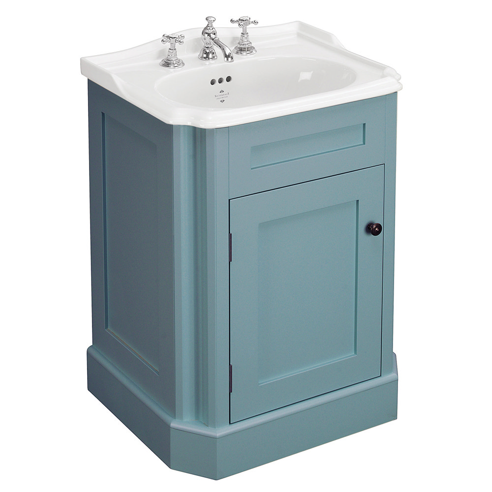 Silverdale Balasani 600mm Wide Vanity Cabinet | Timid Teal Finish