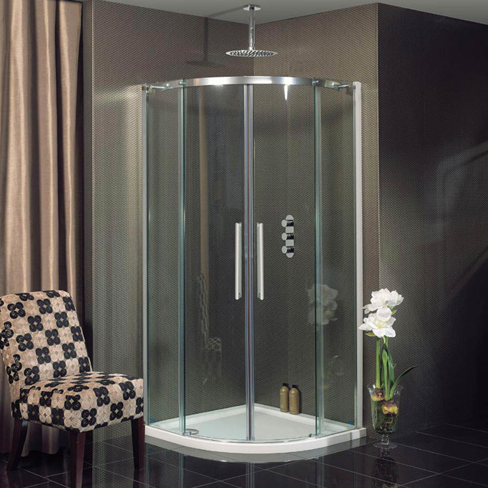 Crosswater Ten Quadrant Double Door Shower Enclosure - 2 Size Options ...