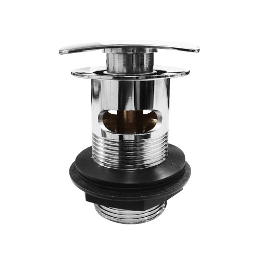 Square Slotted Click Clack Basin Waste | Victorian Plumbing.co.uk