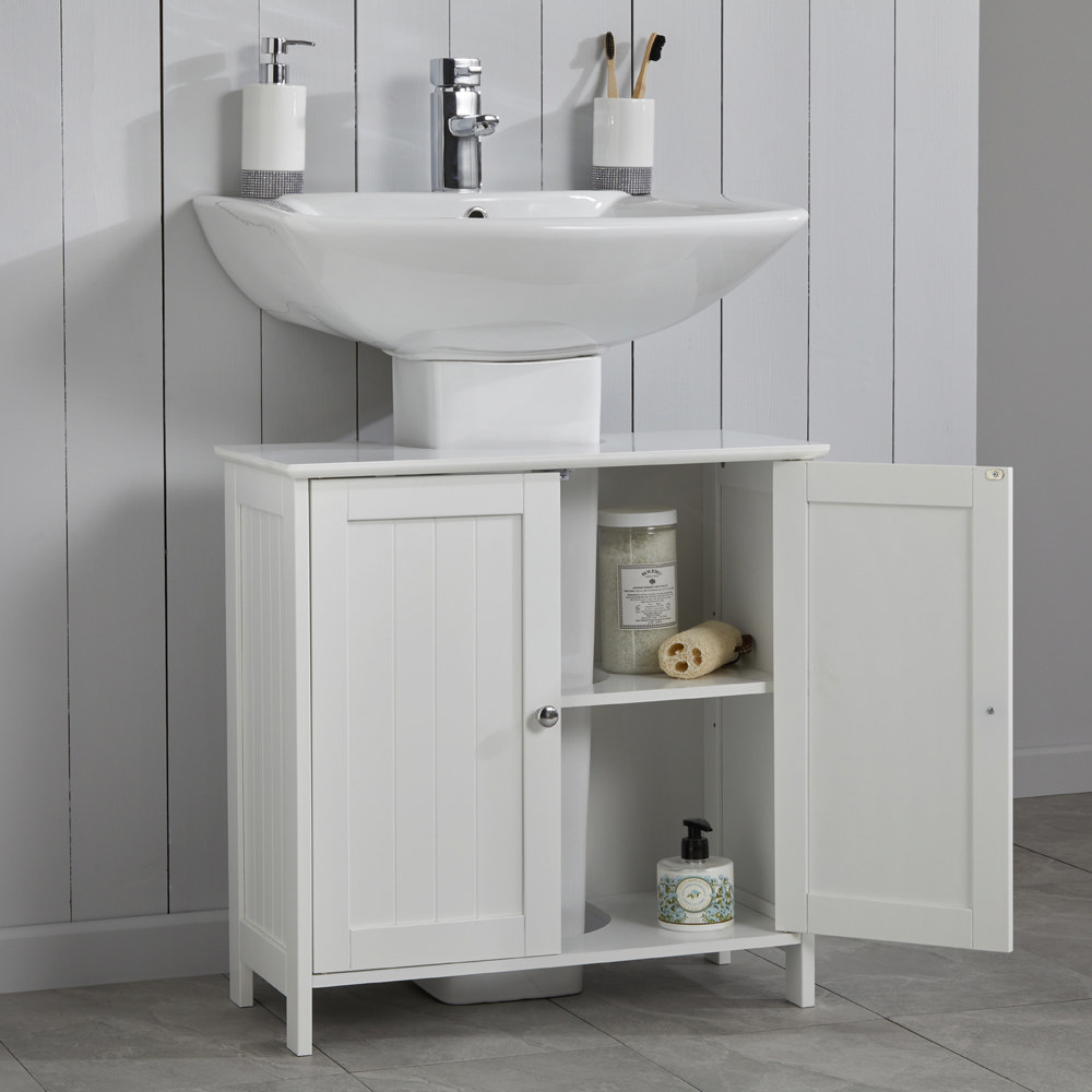 Under Basin Storage Unit - Tongue & Groove | Victorian Plumbing