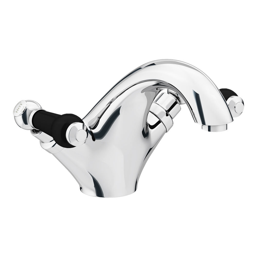 Chatsworth 1928 Traditional Black Lever Mono Basin Mixer Tap ...