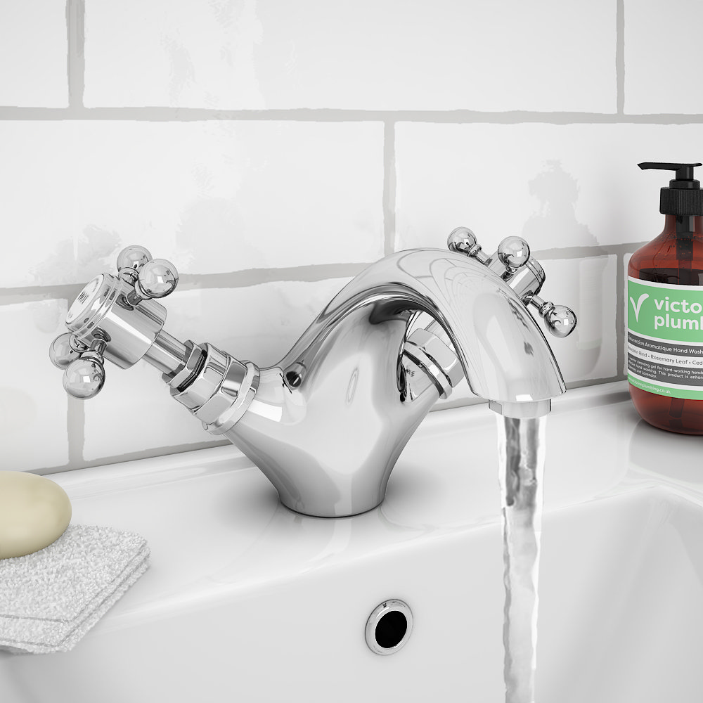 Chatsworth 1928 Traditional Crosshead Mono Basin Mixer Tap | Victorian ...