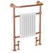 Savoy Rose Gold Traditional Heated Towel Rail Radiator | Victorian ...