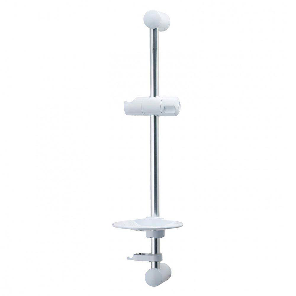 Triton Aaron Shower Riser Rail | White/Chrome | Victorian Plumbing