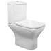 Turin Square Rimless Close Coupled Toilet + Soft Close Seat | Victorian ...