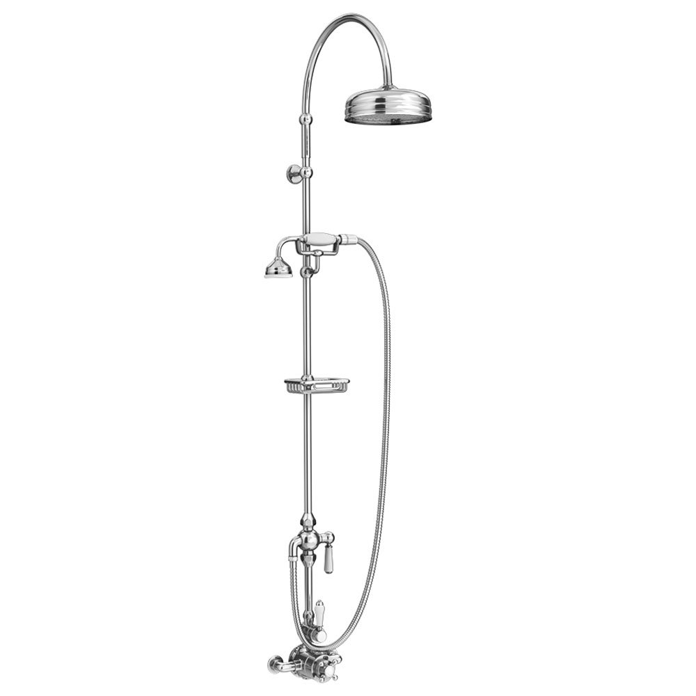 Trafalgar Traditional Deluxe Exposed Shower - Chrome | Victorian ...