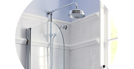 Traditional Showers - Exposed Valves and Rails | Victorian Plumbing UK