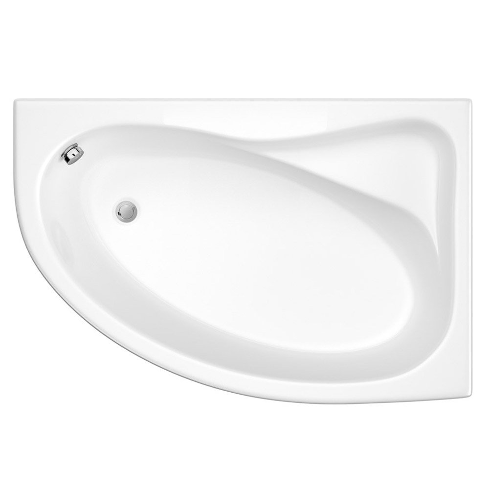 Trojan Classic 1535 x 1005 Offset Corner Bath with Nth Panel - Right ...