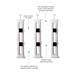 Unipanel Bath Panel Fixing Kit - 3 Piece