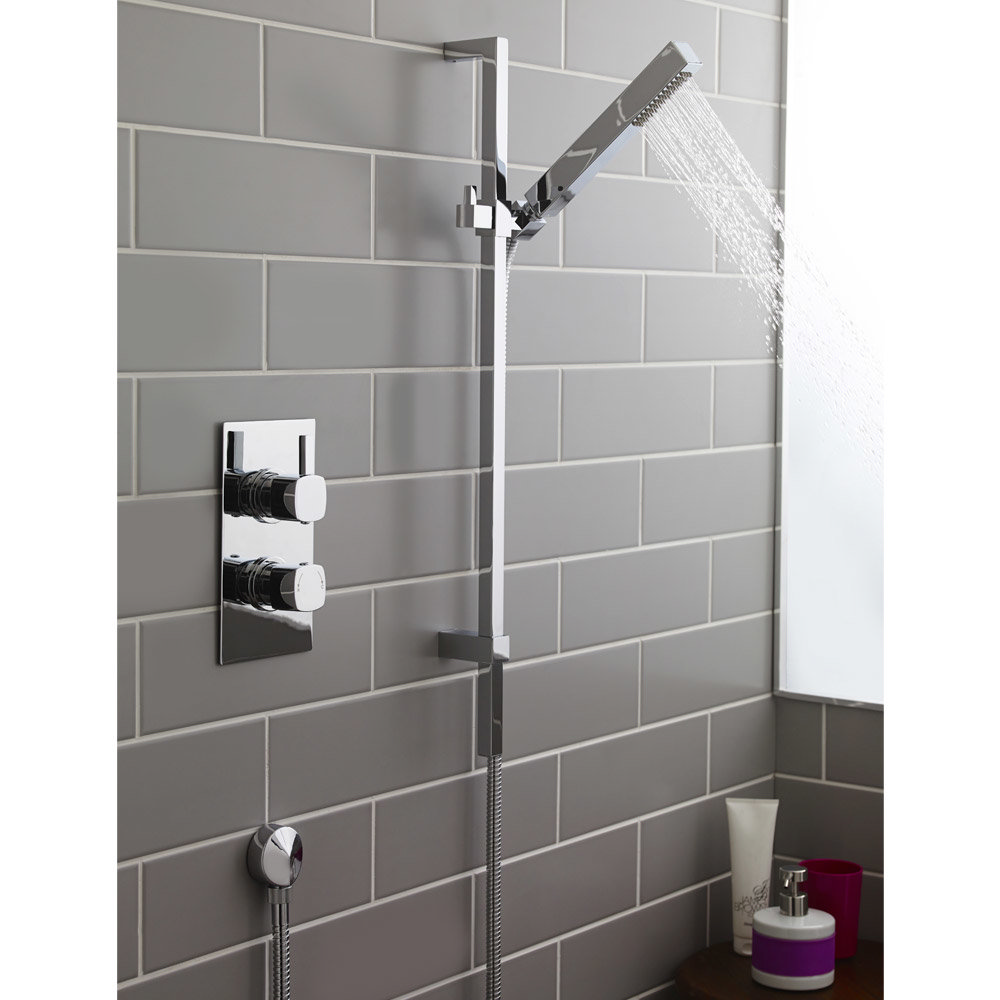 Ultra Contemporary Square Slide Rail Kit | Victorian Plumbing.co.uk