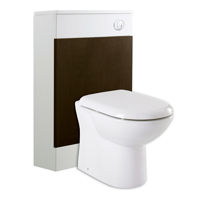 Ultra Design Ebony Brown BTW Toilet Unit with Cistern + Soft Close Seat ...