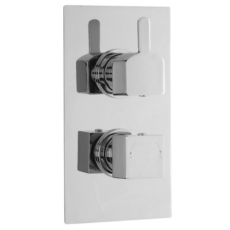 Ultra Falls Concealed Twin Shower Valve with Built-in Diverter - FALV52 ...