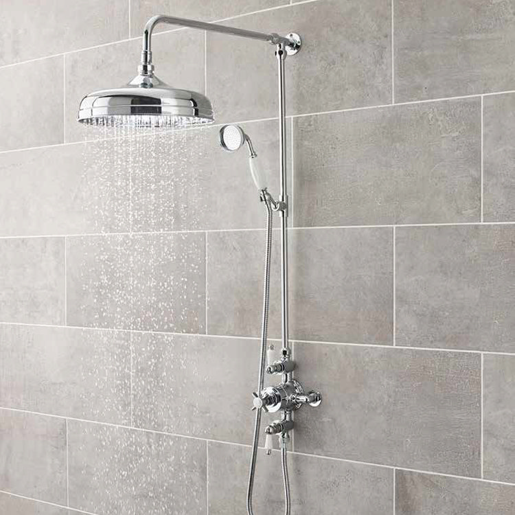 Nuie Traditional Triple Exposed Thermostatic Shower Valve - A3057E at ...