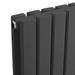 Urban Double Panel Vertical Radiator | Anthracite | Available Online
