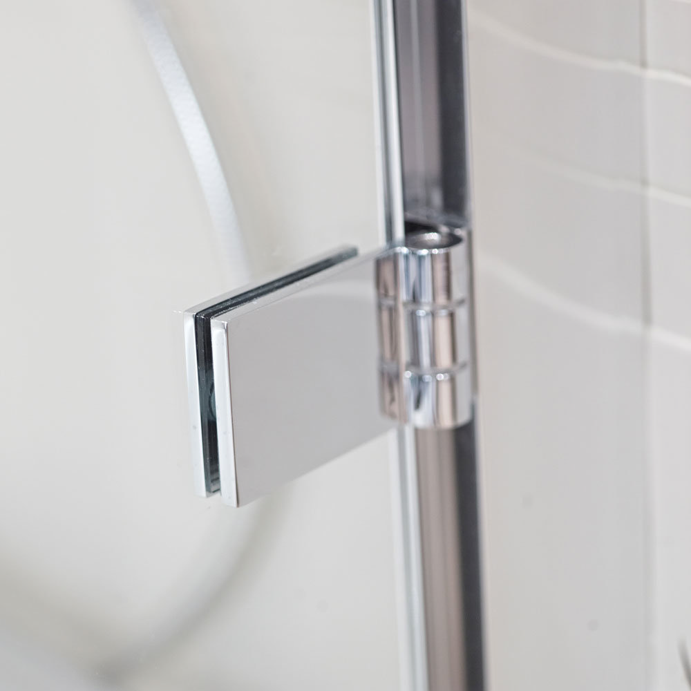 Roman lumin8 Frameless Hinged Bath Screen | Now At Victorian Plumbing