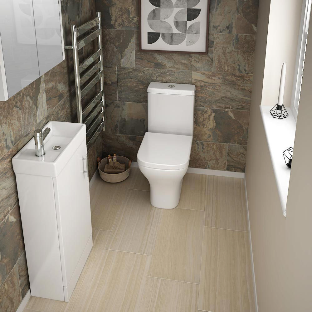 Venice Small Cloakroom Suite | Victorian Plumbing UK