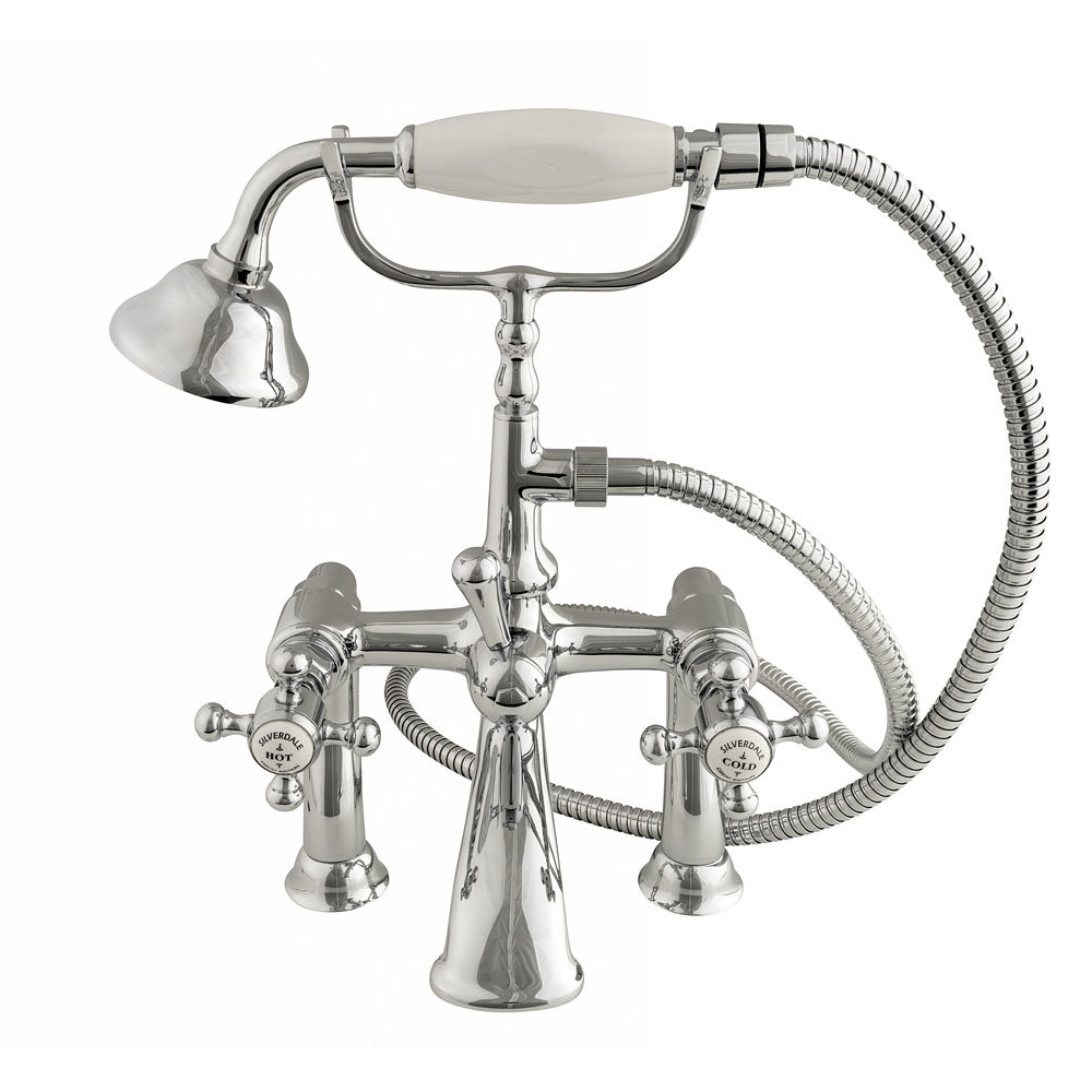 Silverdale Victorian Bath Shower Mixer Taps | Victorian Plumbing.co.uk