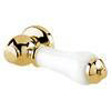WC Levers, Antique Gold Ceramic WC Cistern Levers E450 at Victorian ...