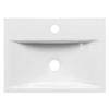 Nova High Gloss White Wall Mounted Basin Unit W450 x D320mm - VTWW450 ...
