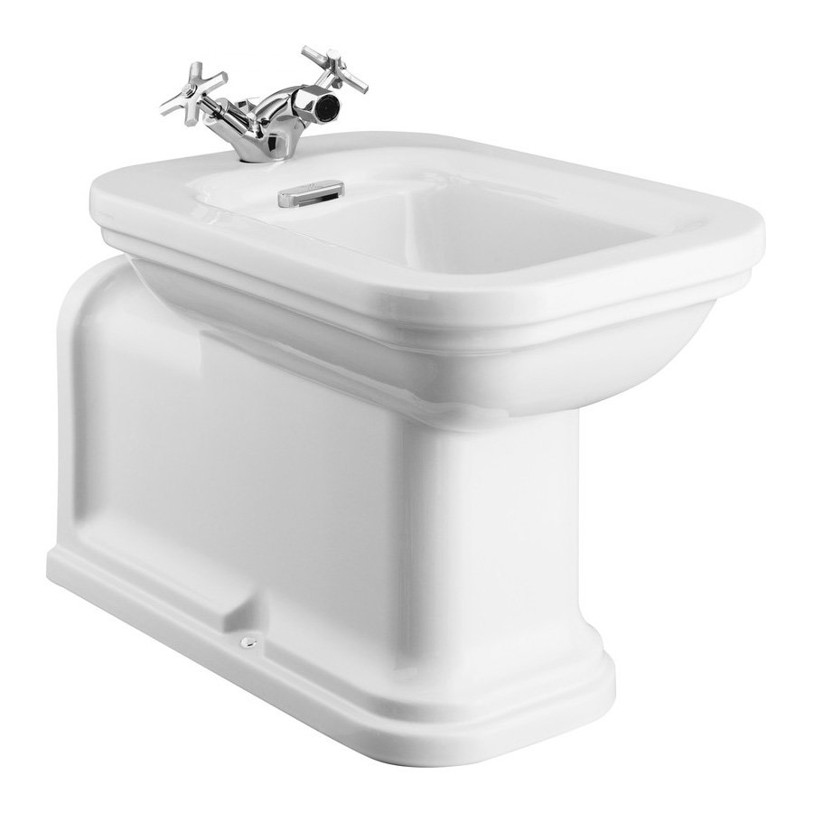 Bauhaus Waldorf Art Deco 65 Back To Wall Bidet | Victorian Plumbing