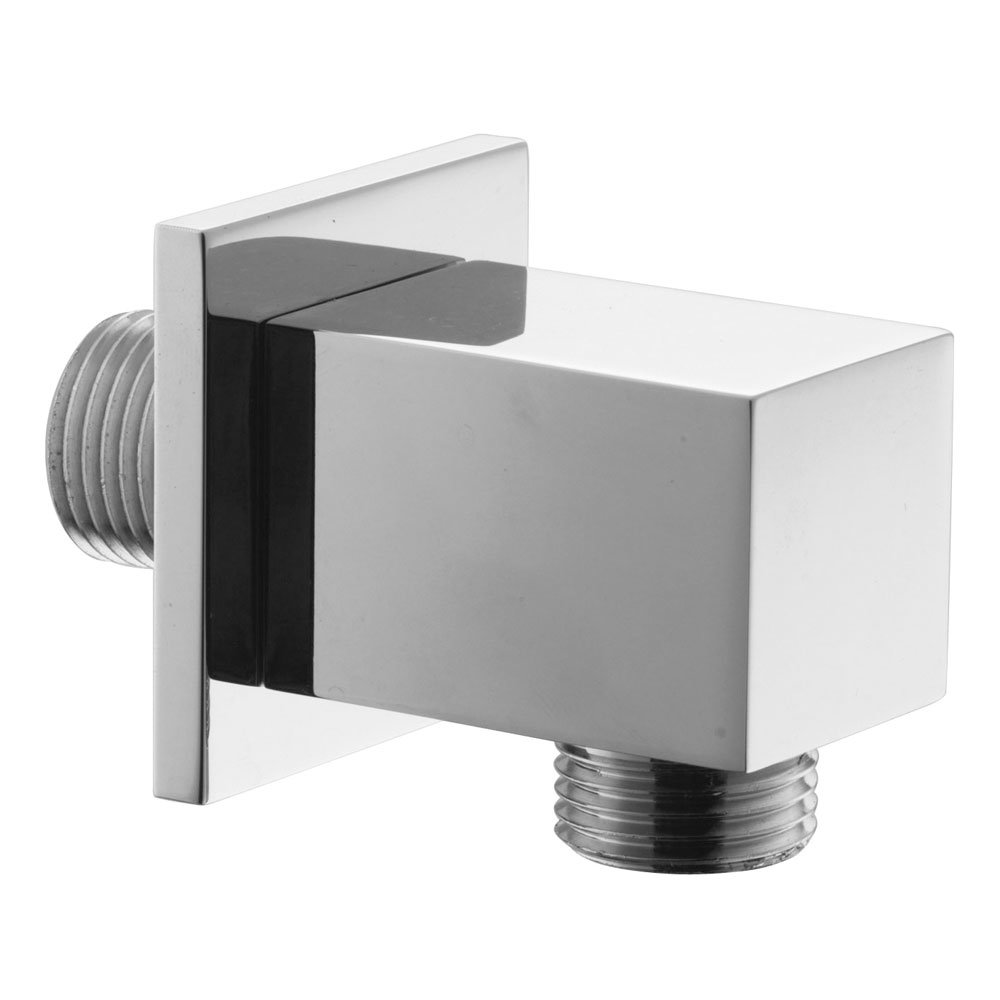 Crosswater Square Wall Outlet Elbow | Available At Victorian Plumbing