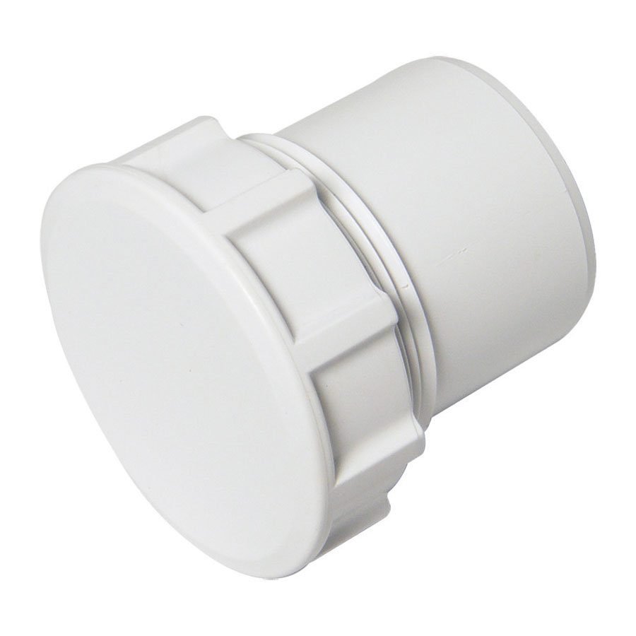 FloPlast 50mm White ABS Access Plug - WS32W