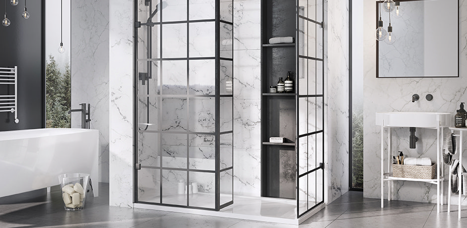 A Guide to Black Framed Shower Screens | Victorian Plumbing