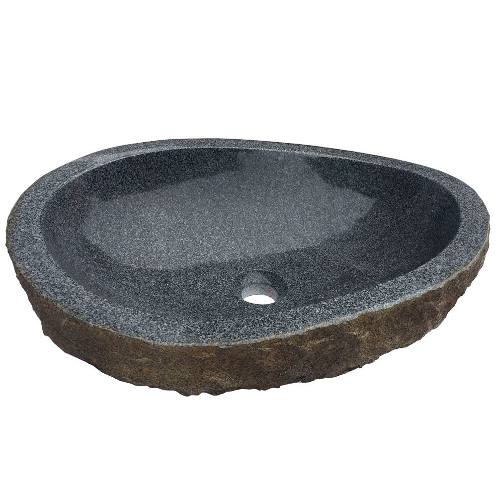 Granite Antique Natural Stone Basin 0TH - YG004 | Victorian Plumbing UK