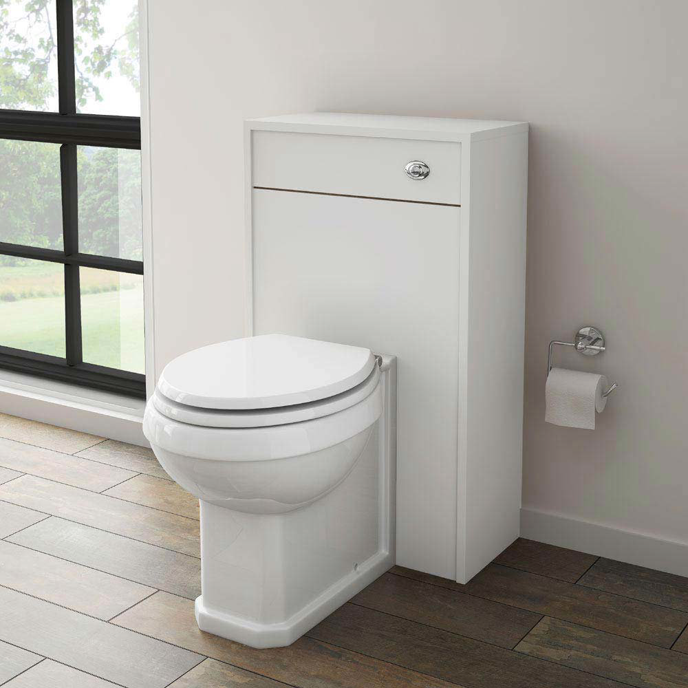 York Traditional White BTW WC Unit With Pan & Seat | Online