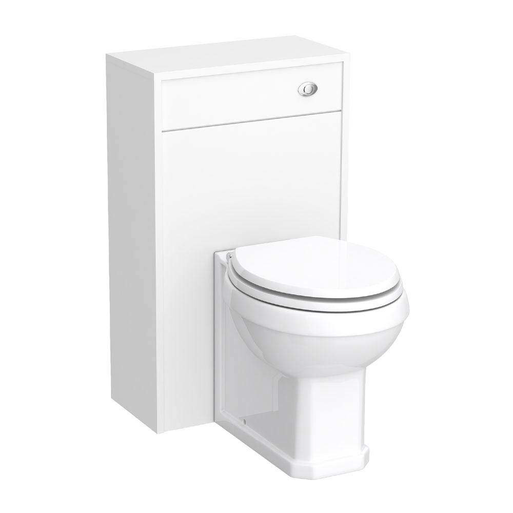 York Traditional White Ash BTW WC Unit With Pan & Seat | Online